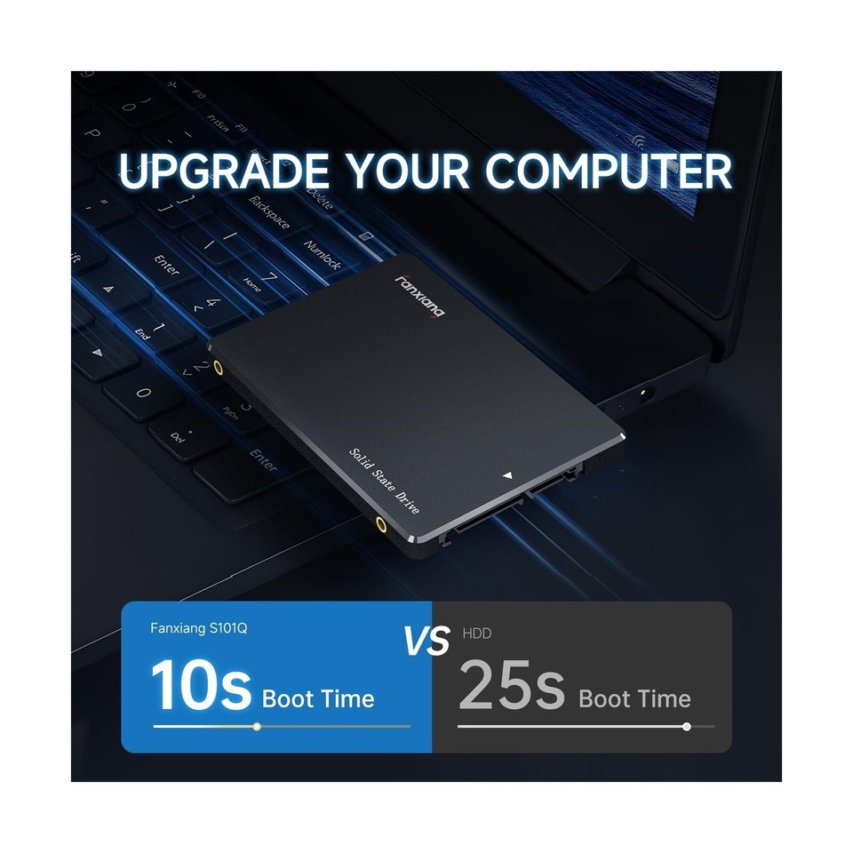 2TB SATA SSD 2.5'' SSD SATA III 6 Gb/s Internal Solid State Drive Up to ...