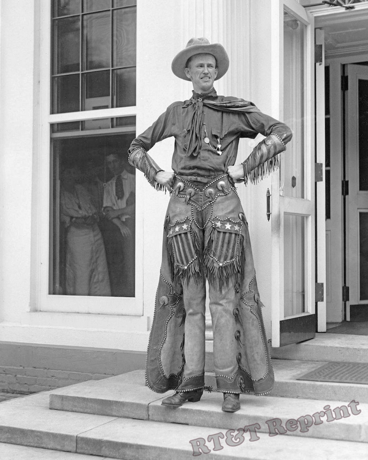 Photograph of the Tall Cowboy Ralph Madsen 8x10 | eBay