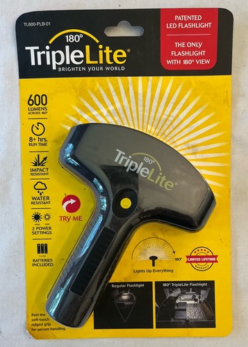 TripleLite 807 lm Black LED Flashlight AA Battery | eBay