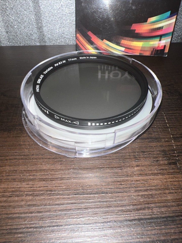 Hoya SOLAS 77mm Variable Neutral Density Filter | eBay