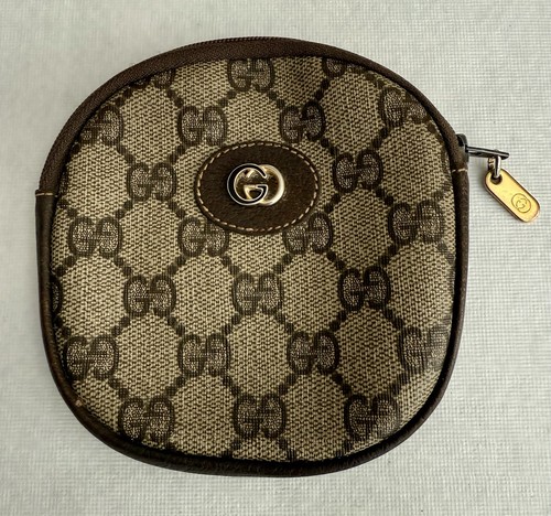 Authentic Gucci Coin Purse Logo Tan Brown [039 904 0215] | eBay