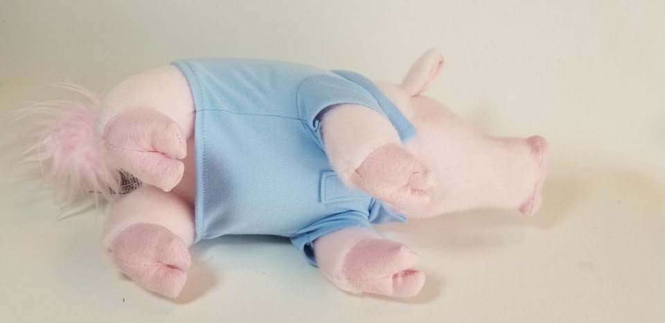 Gund Prissy & Pop Pig Plush 11 in Blue Shirt Stuffed Animal 4054642 | eBay