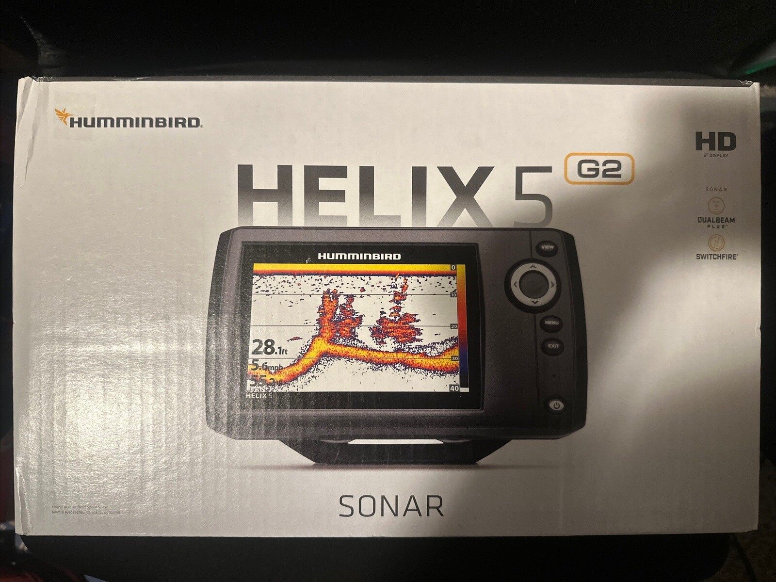 Humminbird Helix 5 G2 Fishfinder GPS CHIRP Sonar 5" HD Display ...