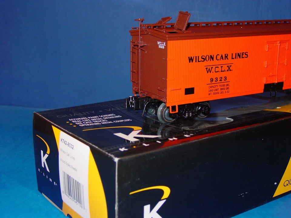 K-LINE - K742 - 8032 - WILSON LINES WOOD-SIDED OLD TIME REEFERS | eBay