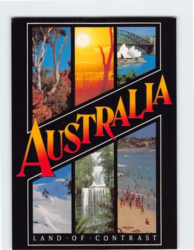 Postcard Scenes & Views Land of Contrast Australia | eBay