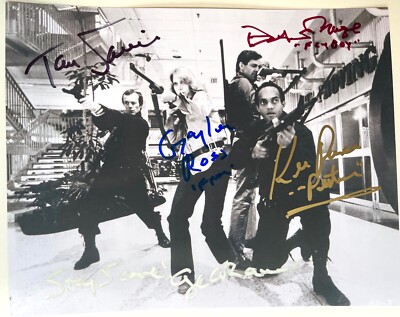 DAWN OF THE DEAD 8x10 photo cast signed by KEN FOREE, DAVID EMGE ...