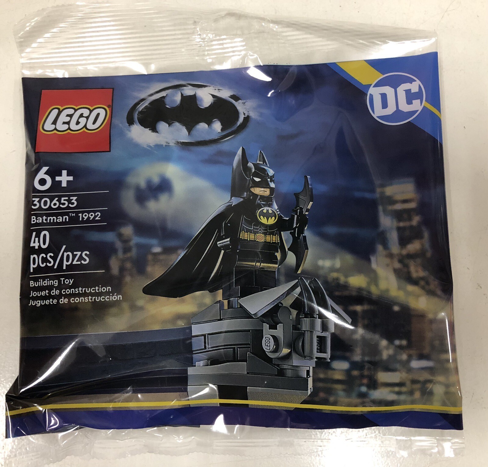 LEGO DC BATMAN 1992 SET 30653 POLYBAG WITH MINIFIGURE NEW NICE 40 PCS ...