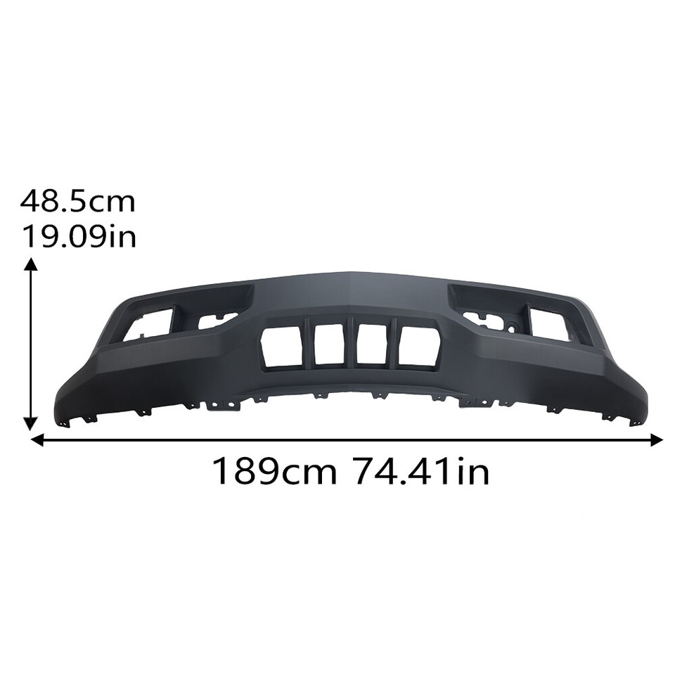 For Chevrolet Silverado 1500 2019-2021 Front Bumper Lower Valance Black ...