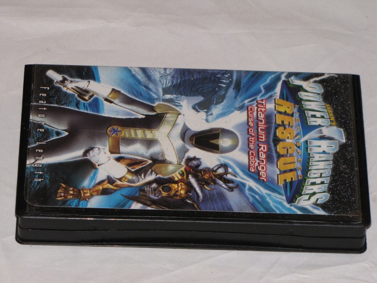 Power Rangers Lightspeed Rescue Titanium Ranger Curse Of The Cobra