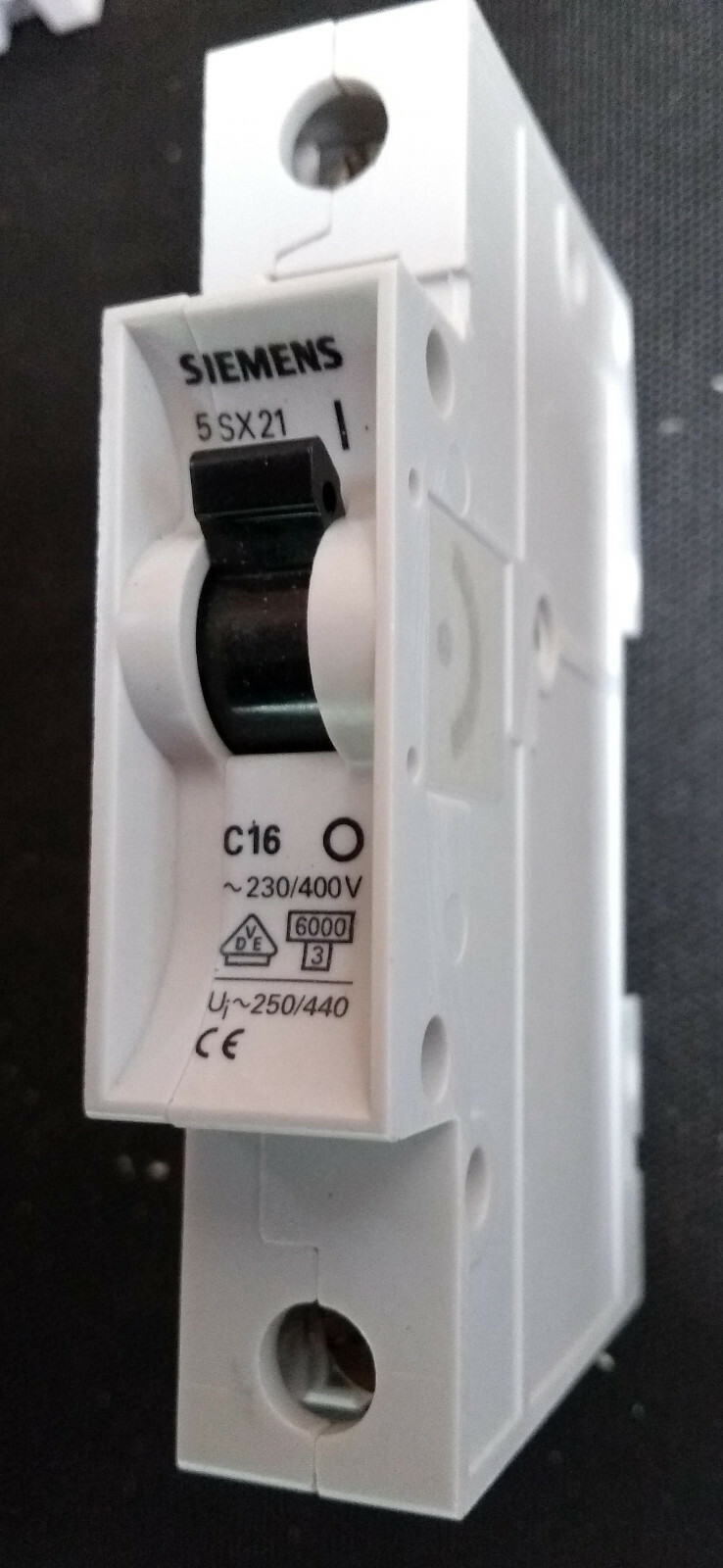 Siemens 5SX21 Type C MCB's 32A, 20A, 16A, 10A, 6A, 4A, 3A 6K BSEN60898 ...
