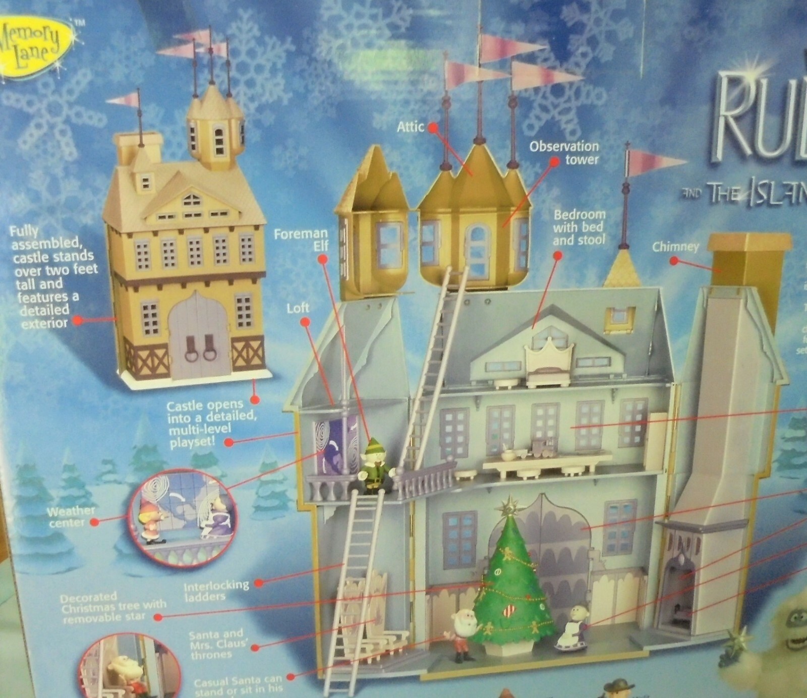 Santa's Castle Rudolph Red Nosed Reindeer and The Island of Misfit Toys ...