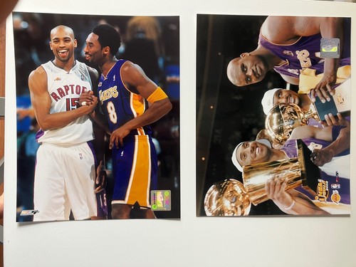 Kobe/Shaq Kobe/Carter Licensed Photo Lot - Lakers 2002 NBA Finals ...