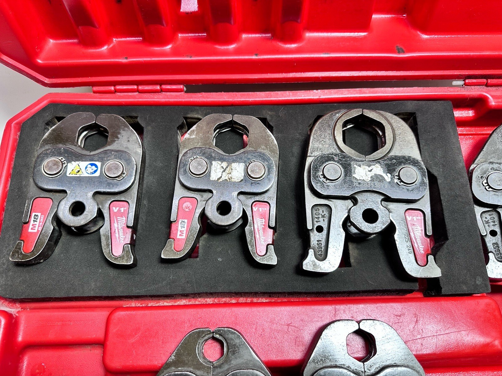 MILWAUKEE M18 FORCE LOGIC PROPRESS JAWS SET OF 6 (1/2 - 2”) | eBay