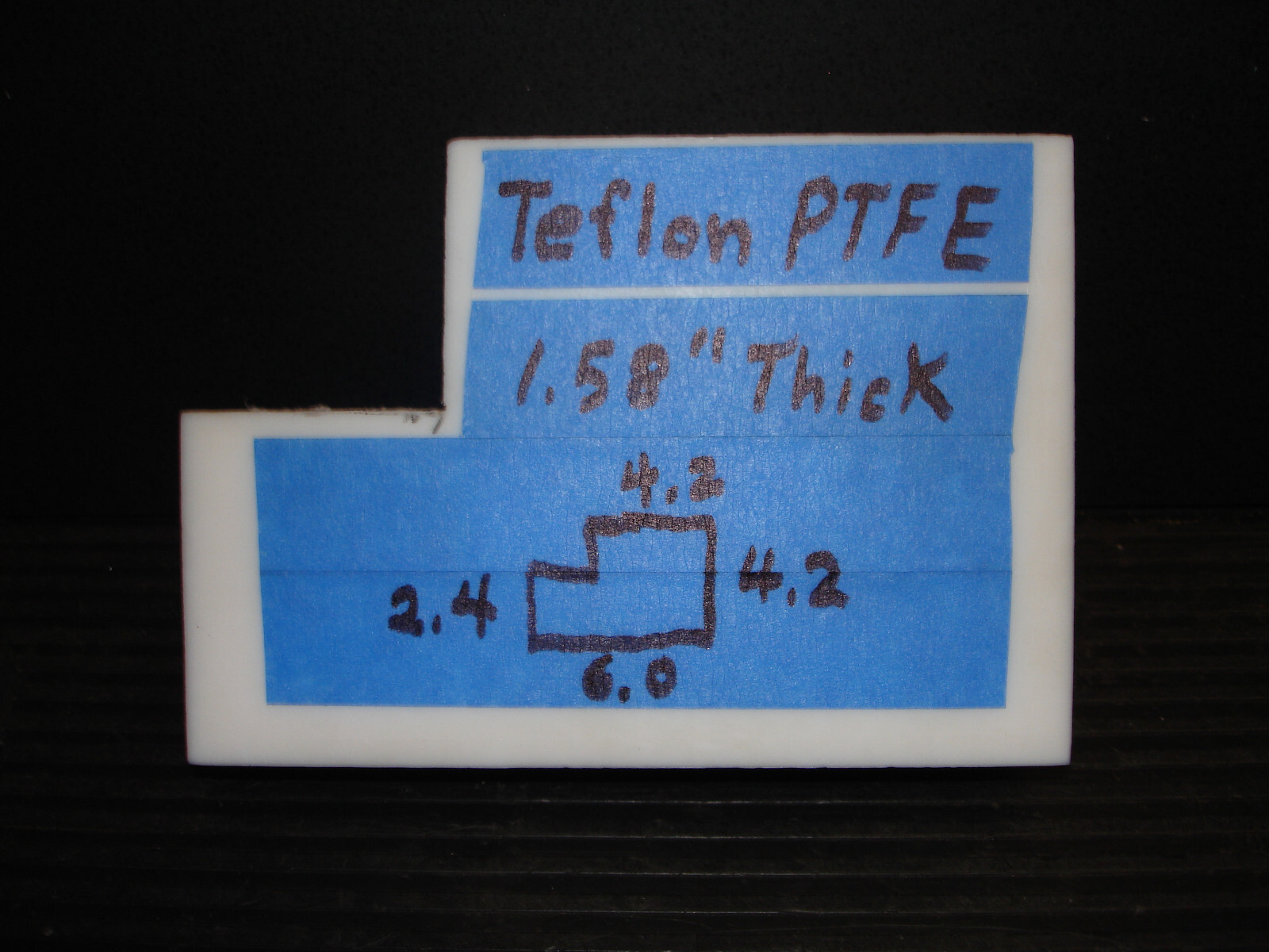 Teflon PTFE, 1.5" Sheet | eBay