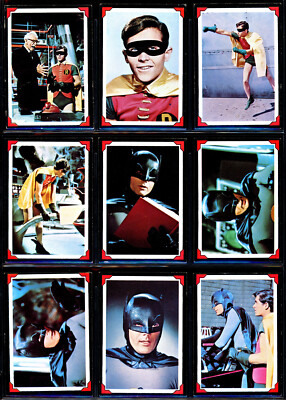 1966 TOPPS USA BATMAN Riddler Back FULL COMPLETE 38 CARD SET EX-NM ...