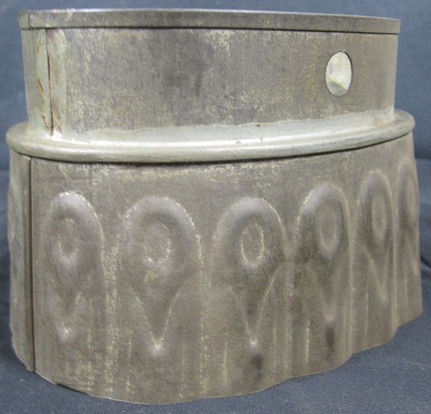 Antique Copper & Tin Ware Cake Jello Bread Mold Corn Copper Top | eBay