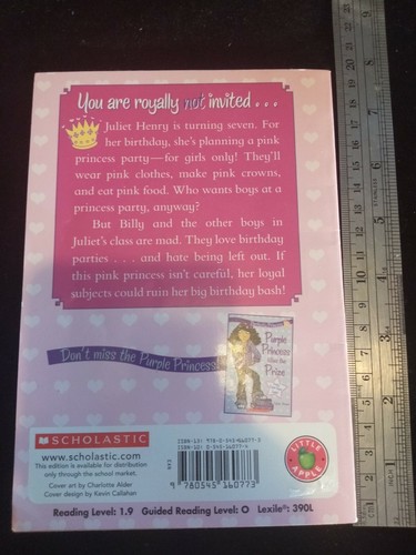 Pink Princess Rules the School (Perfectly Princess) by Alyssa Crowne ...