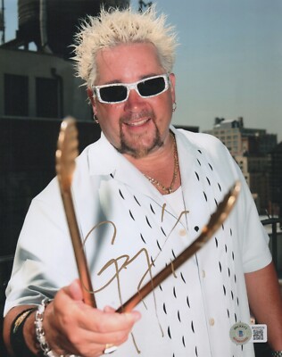 Guy Fieri FOOD NETWORK Autographed Signed DINERS DRIVE INS DIVES 8x10 ...