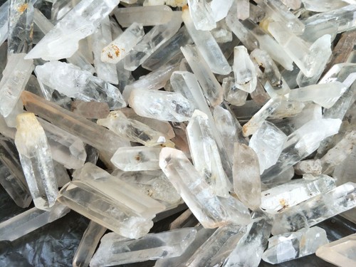 NEW 500g 1.1lb Medium/Large Clear Quartz Crystals Points Lot of Natural ...