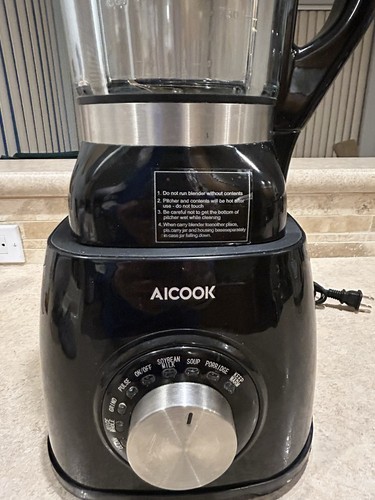 AI Cook Blender Soup Maker NY -8668MKA Cooks & Blends Hot/Cold Blender ...