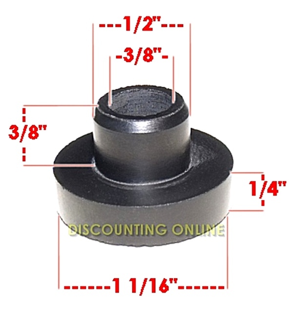 UNIVERSAL FUEL GAS TANK BUSHING / GROMMET FOR GENERATORS, TRACTORS TANK ...