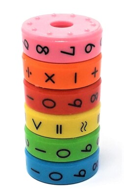 Supreme Math Cylinder Circular Shape Educational Abacus Puzzle | eBay