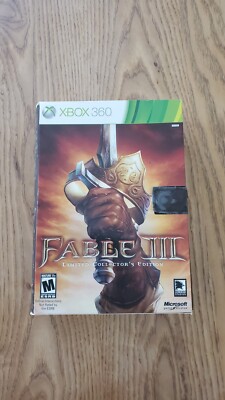 Fable III: Limited Collector's Edition Box w Reg Game (Microsoft Xbox ...