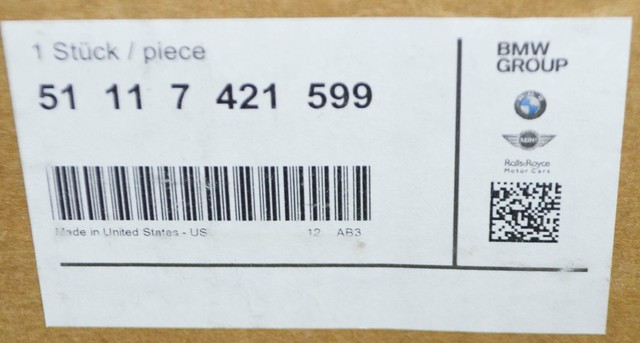 18-22 BMW X5 G05 X6 G06 FRONT BUMPER IMPACT BAR GENUINE 51117421599 RF ...