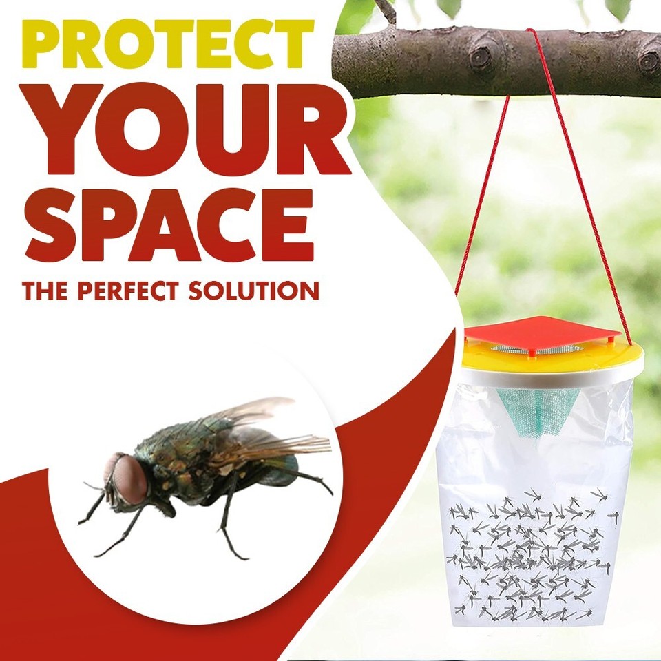 Fly Trap Bag Catches Up to 20 000 Flies Insects Pest Control Includes ...