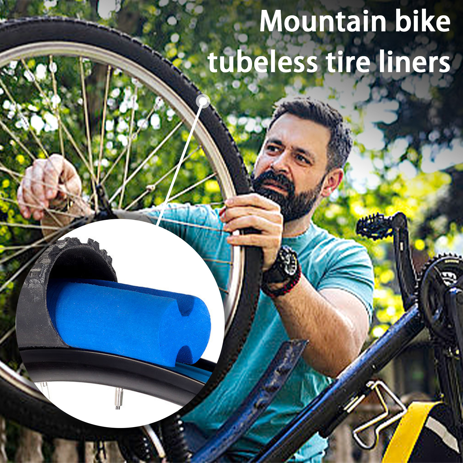Durable Air Liner MTB Insert Bike Tire Liners Tubeless Bike Tire ...