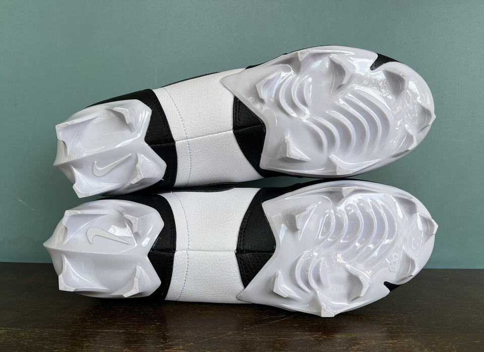 Jordan 1 Low TD "Panda" White/Black Football Cleats Men's Size 12 ...