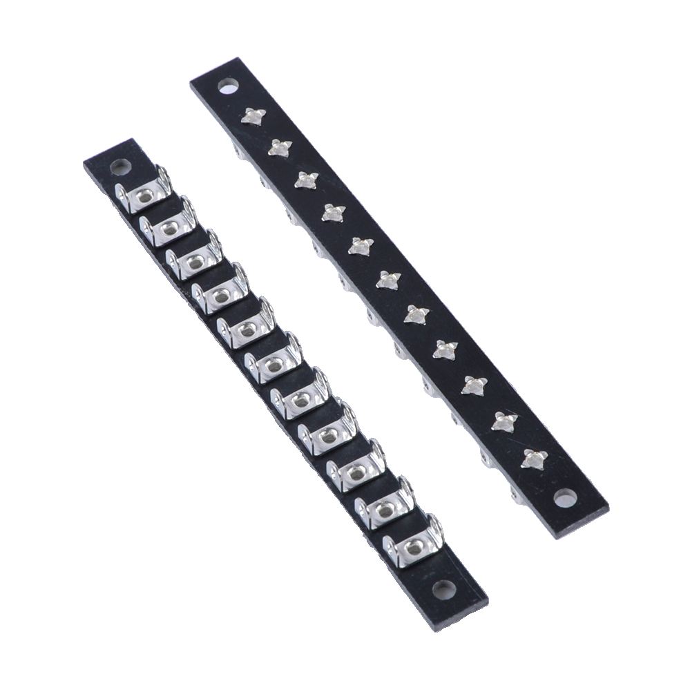 2pcs Turret Terminal Tag Strip Board 11Lug Pins Point to Point Tube Amp ...