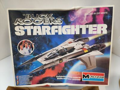 Monogram Buck Rogers Starfighter Unassemble Plastic Model Kit 1979 Open ...