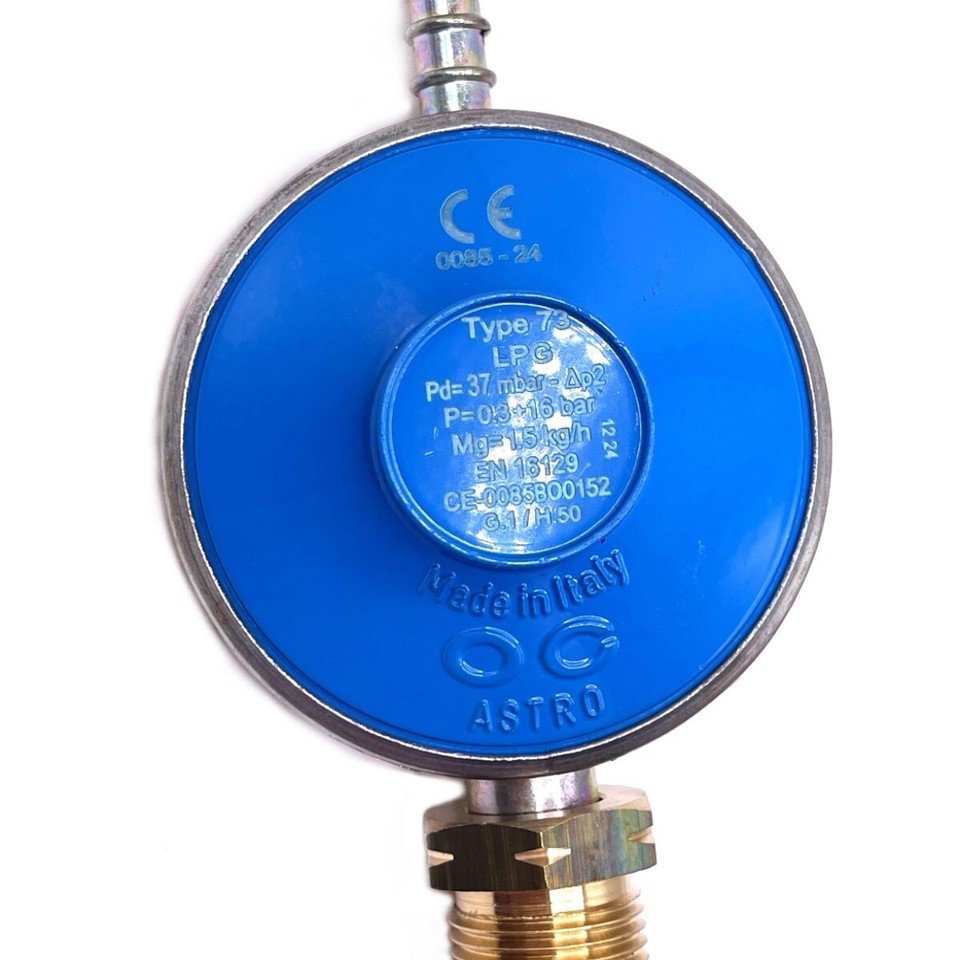 37 mbar Propane Gas Regulator Standard POL Screw Type Outlet pressure ...