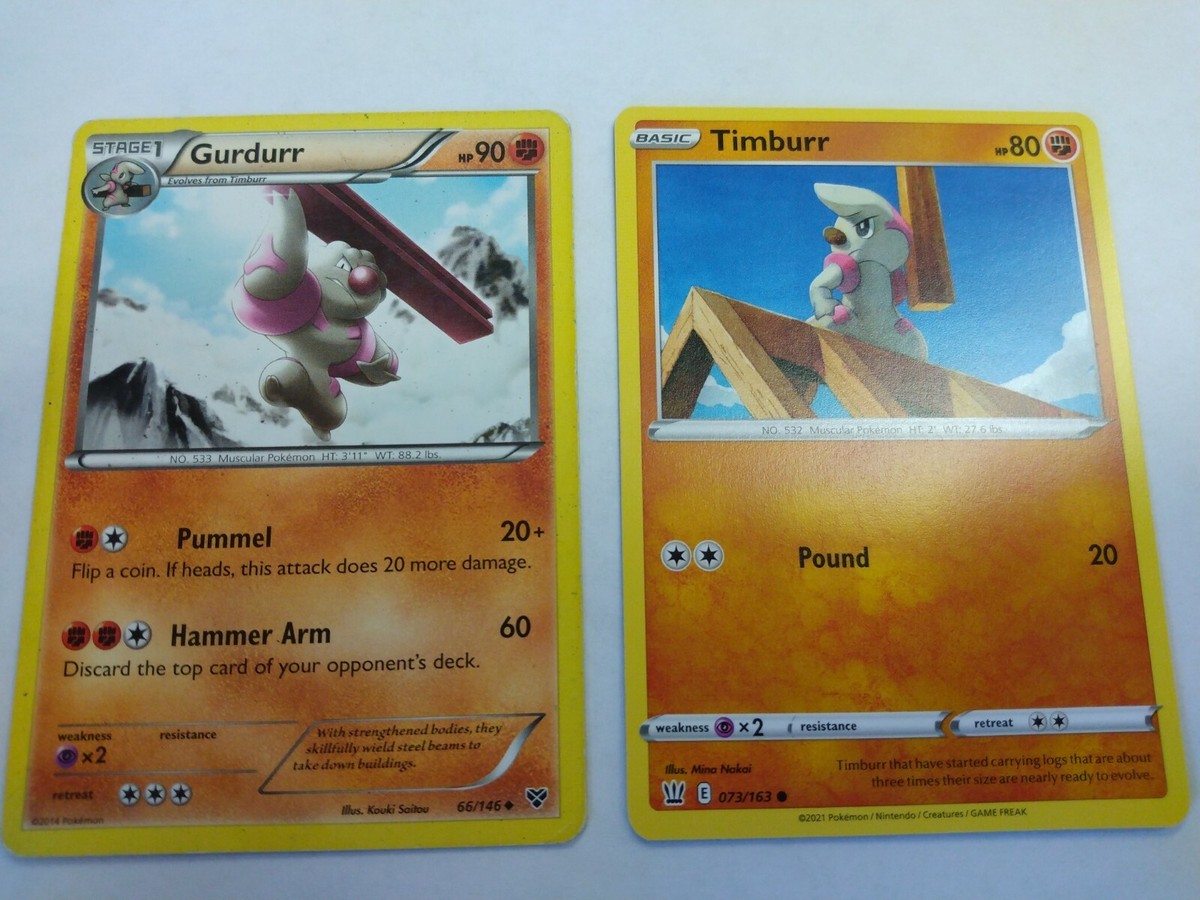 Pokemon Timburr Evolution