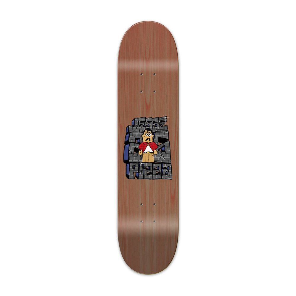 Pizza Skateboard Deck Jessee Vierira Dis Foo Assorted Colors 8.375" x ...