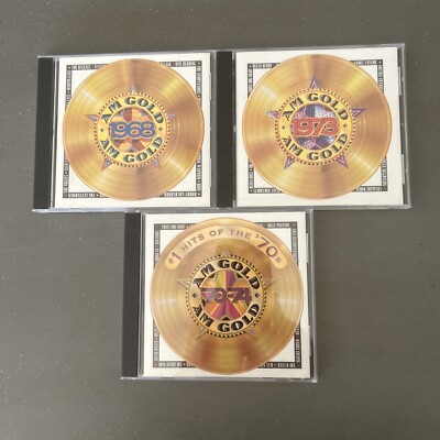 3 TIME LIFE AM GOLD ‘70-‘74 #1 HITS OF THE 70s 1968 1973 Rare VeryGood ...
