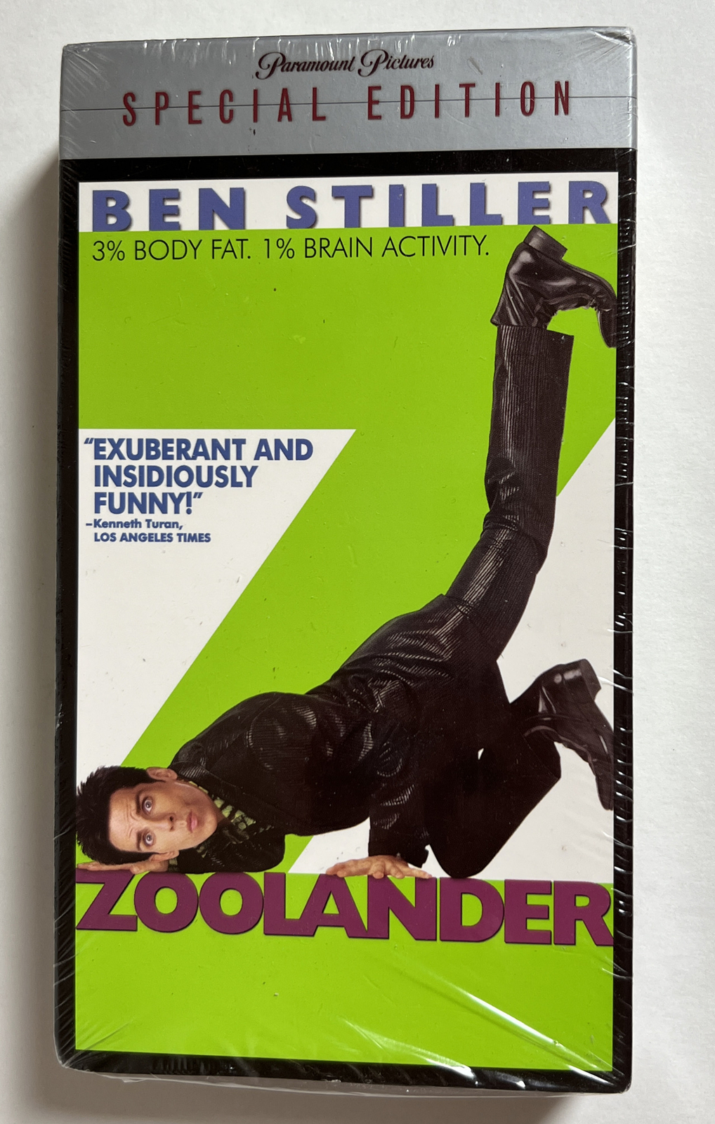 Zoolander Special Edition VHS 2002 New Factory Sealed Ben Stiller Will ...