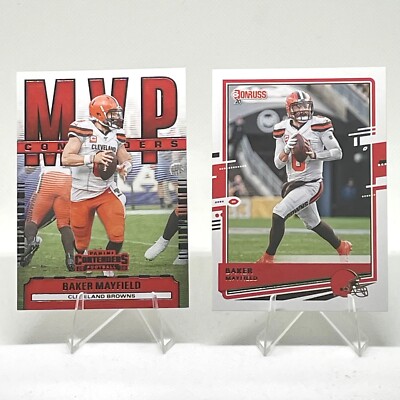 Baker Mayfield 2-Card Lot 2020 Panini MVP Contenders #MC-BMA 2020 ...