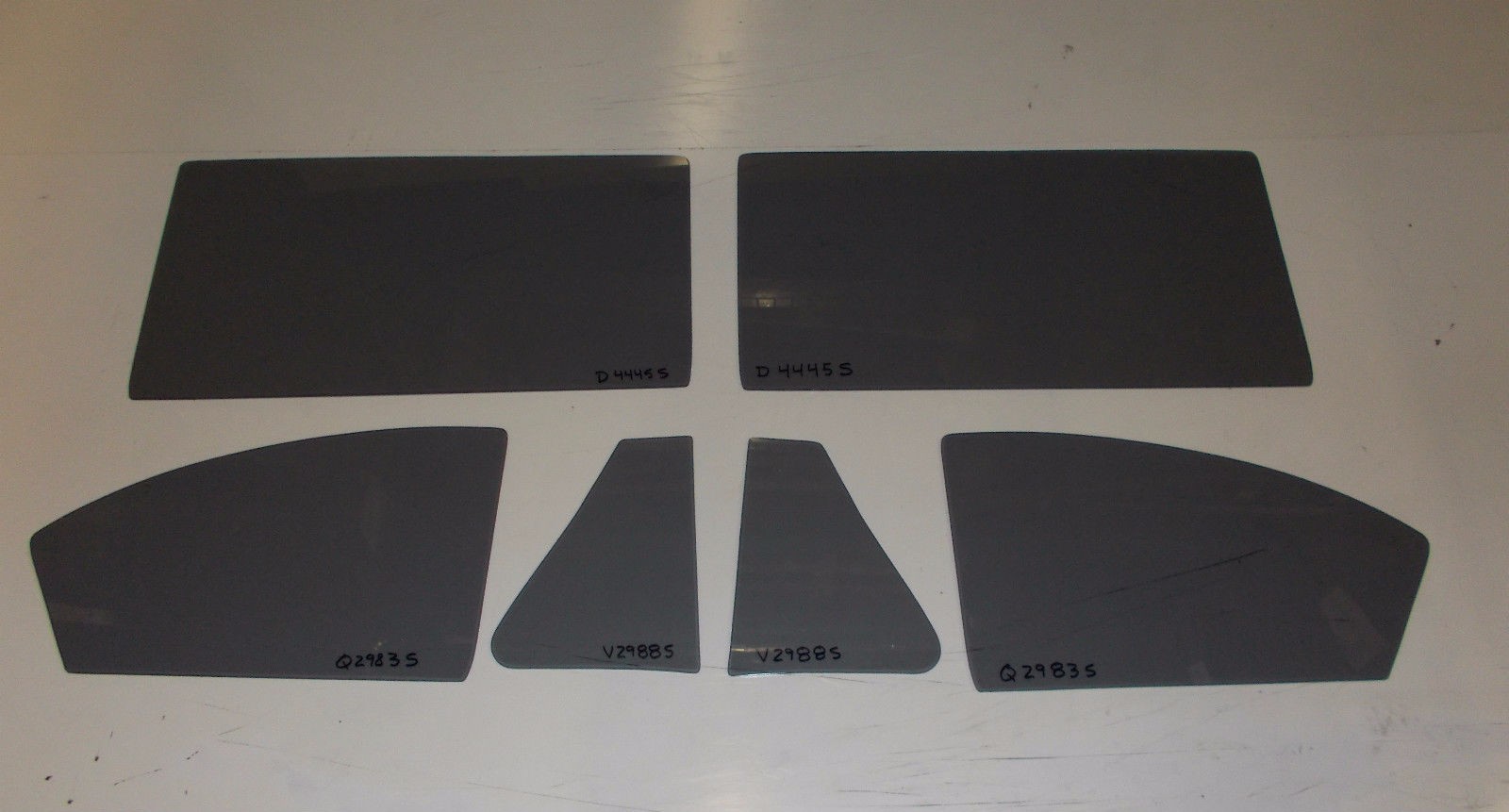 1953 1954 Chevy 4 Door Sedan Windshield Vent Doors Rear Back Glass Set ...