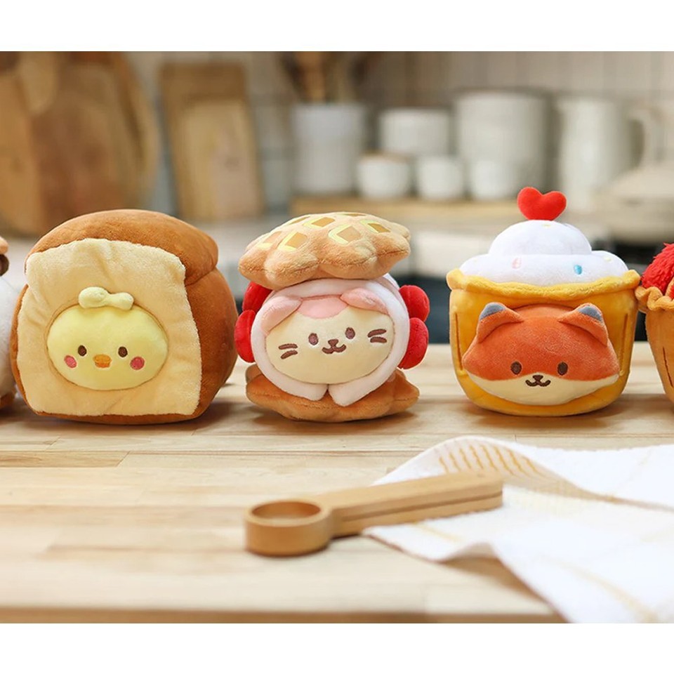 Anirollz 6" Sweet Bakery Pastry Blanket Stuffed Animal Plush Toy (1PC ...