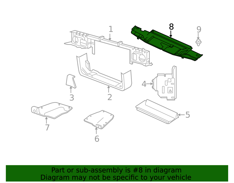 Genuine Ford Sight Shield 3W7Z-8C291-AA | eBay