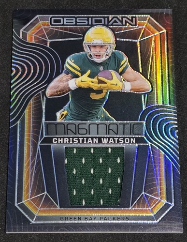 2024 Panini Obsidian - Magmatic Memorabilia Christian Watson #MM-CWN ...