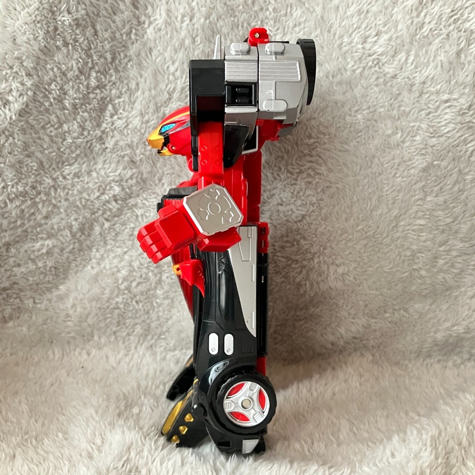 BANDAI DX Megazord Power Rangers BEAST MORPHERS Sentai Go-Busters Lion ...