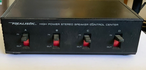 Realistic high power stereo speaker control center | eBay