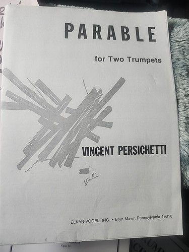 Trumpet Music Books Lot Of 6 Sonata 3 Parable For 2 Trumpets. Three ...