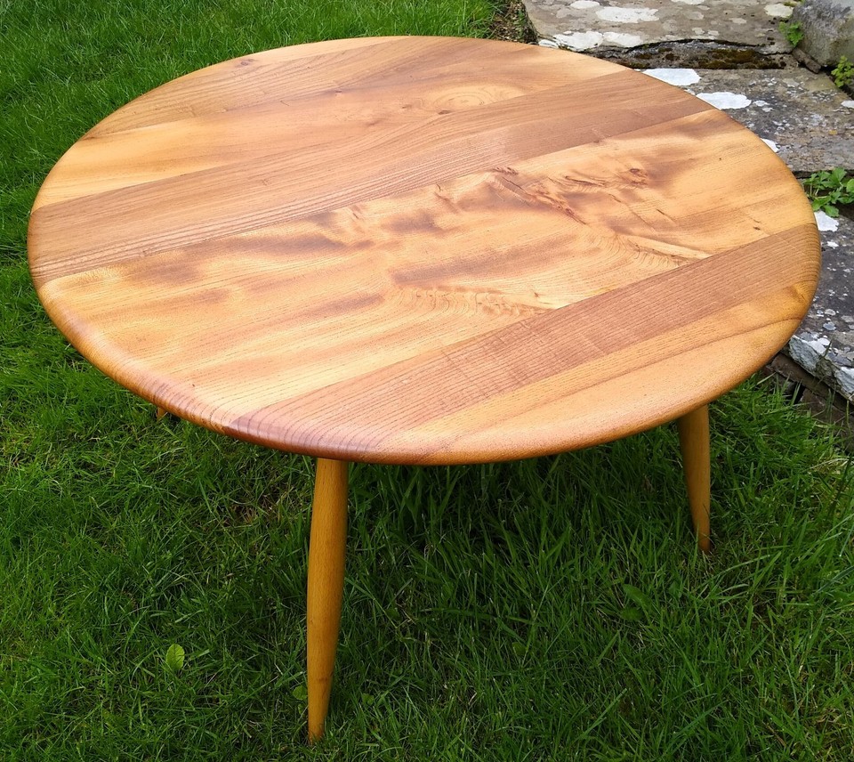 Vintage Ercol 142 Supper / Occasional Table - Blonde - Refinished | eBay UK