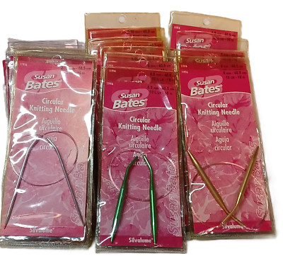Susan Bates Silvalume Circular Knitting Needles | eBay