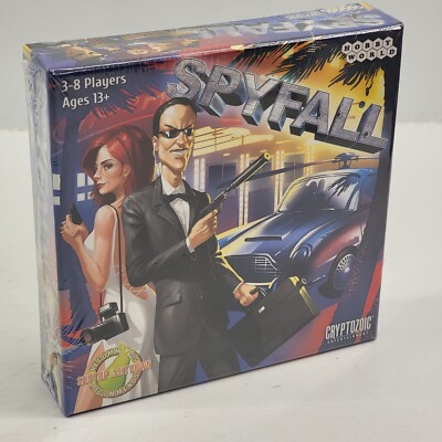 Spyfall Card Board Game - Cryptozoic Entertainment - Brand New In Box ...