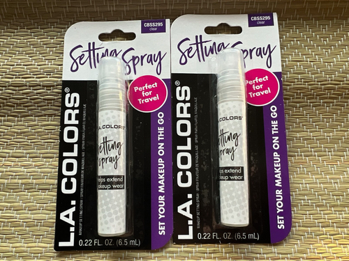 Lot of (2) LA Colors Setting Spray NEW Set your Make up on the GO | eBay